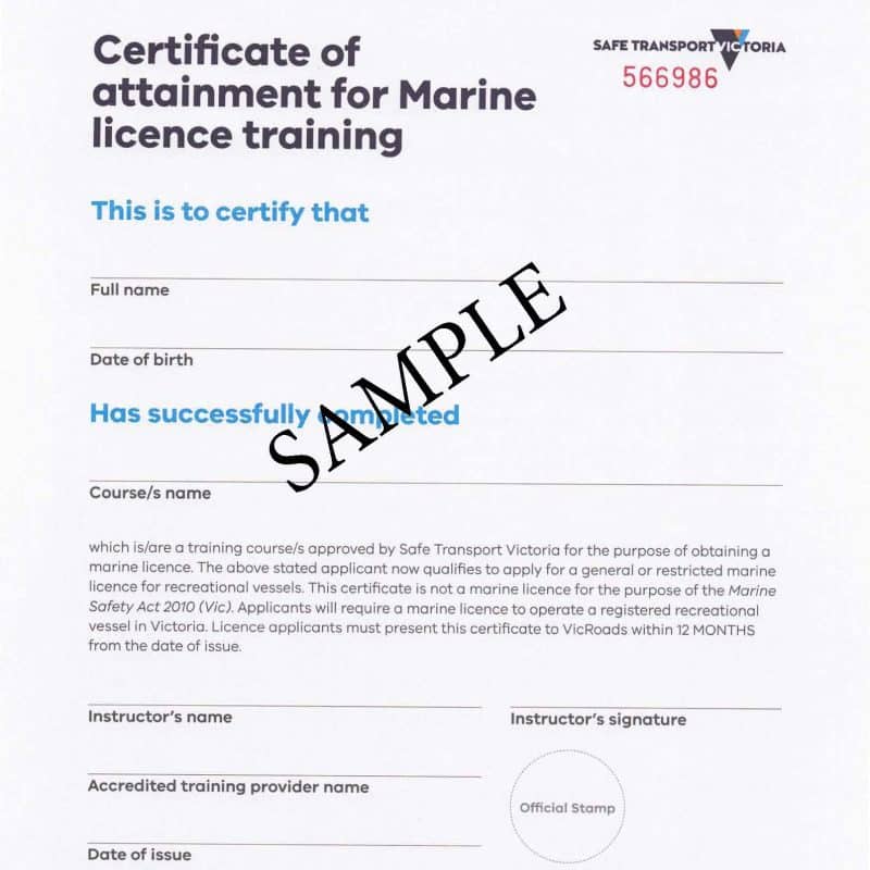 Shop - Victorian Boat Training and Licence Centre